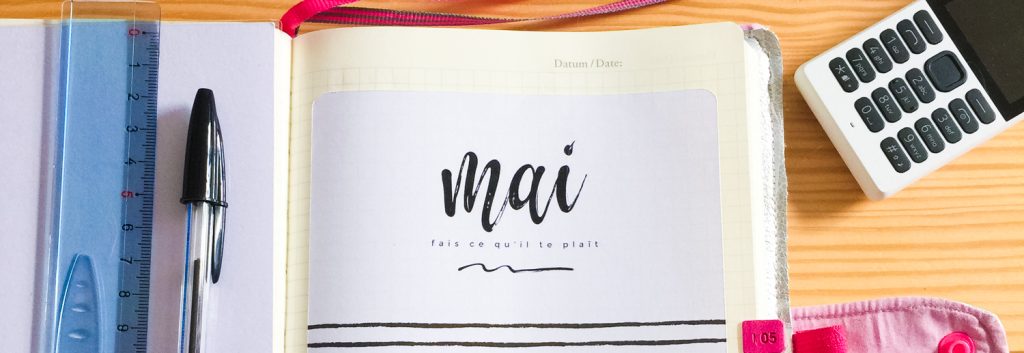 Printable Bullet Journal: le mois de mai