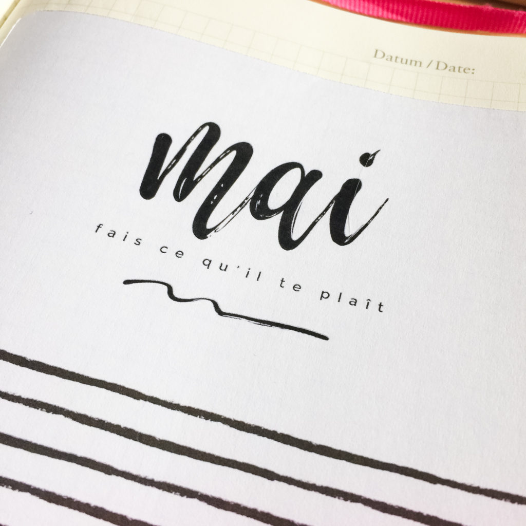 Printable Bullet Journal: le mois de mai